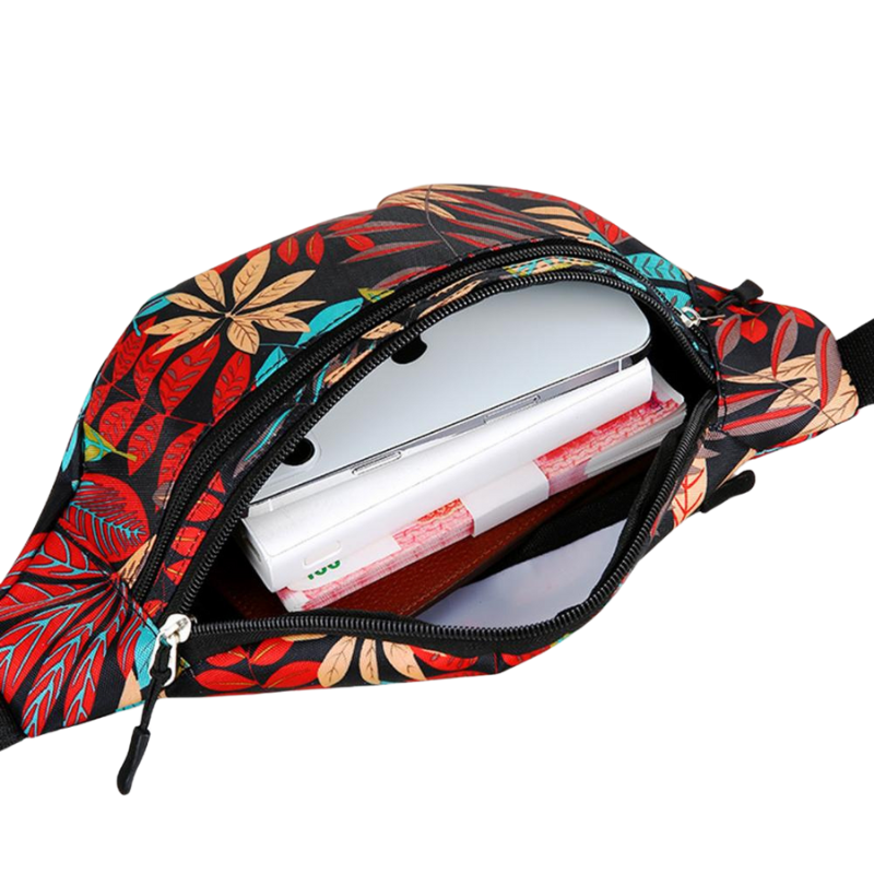 Sac Banane Fleuri pour Femme de couleur Rouge | Fleurs – sac-banane ...